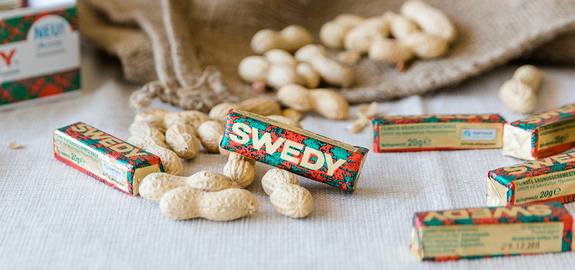 Swedy | Erdnuss-Creme-Riegel mit Kakaoglasur | Niemetz